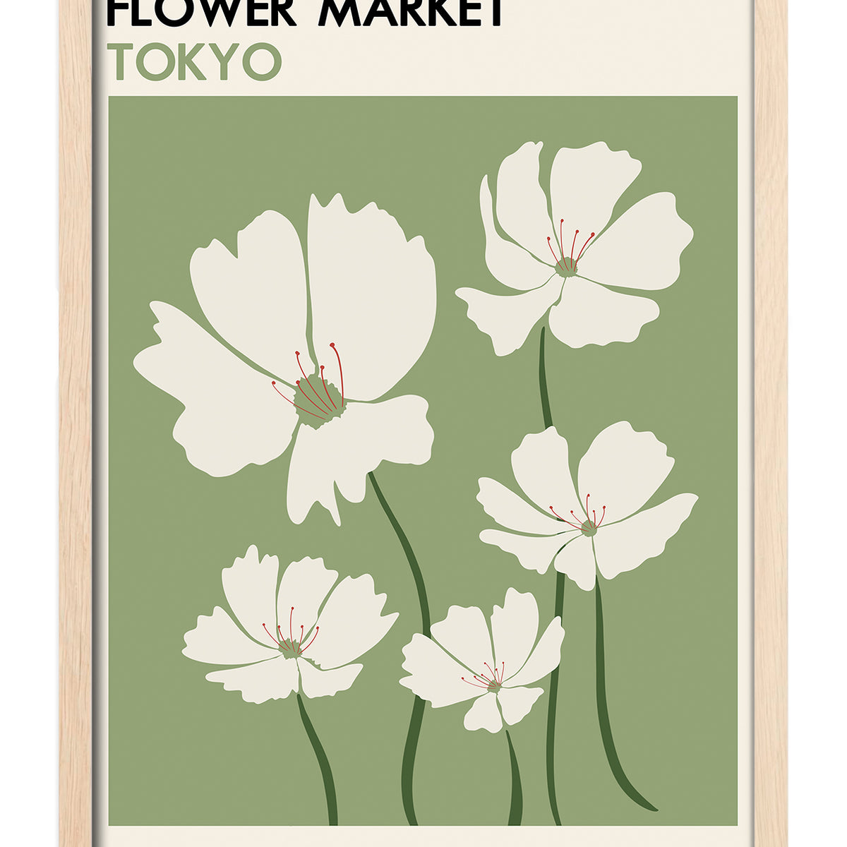 Flower Market Tokyo – Duvarda