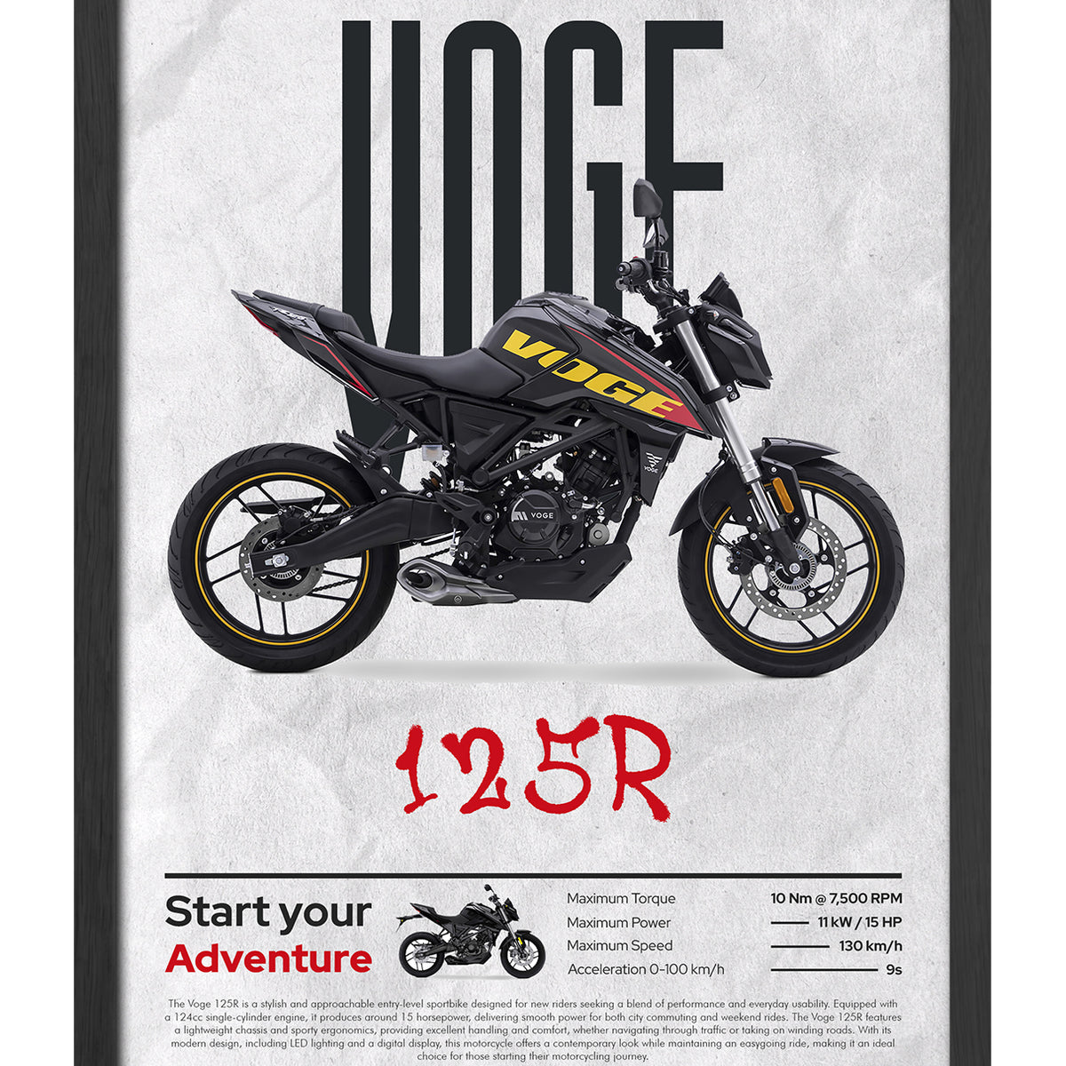 Voge 125R – Duvarda