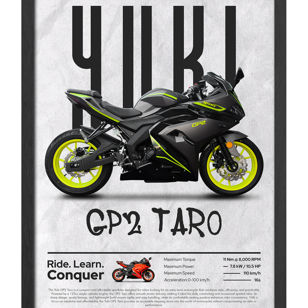 Yuki GP2 Taro – Duvarda